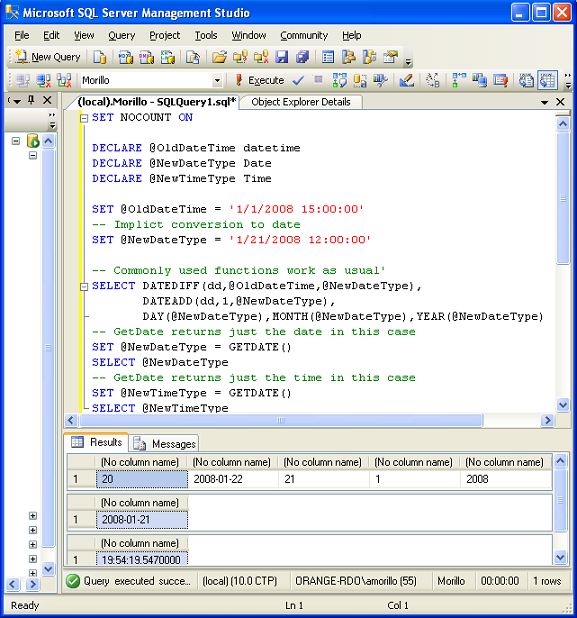 SQLCoffee New Data Types